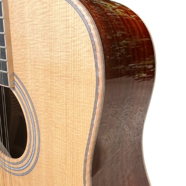 Glossy Natural 12 String Dreadnought Electric Acoustic Guitar – Boult ...