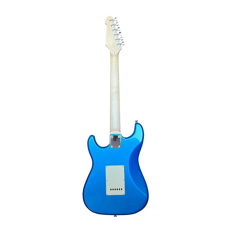 Metallic Ocean Blue Color Strato Electric Guitar – Boult Guitar