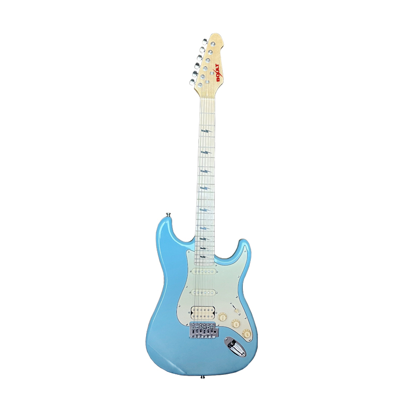 Sky Blue Color Strato Electric Guitar – Boult Music