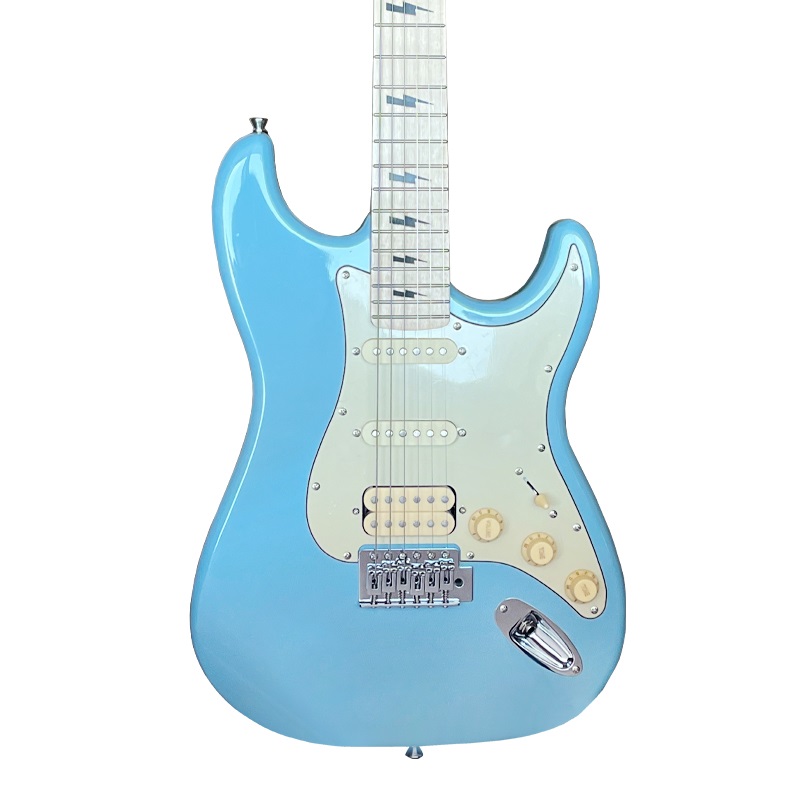 Sky Blue Color Strato Electric Guitar – Boult Music